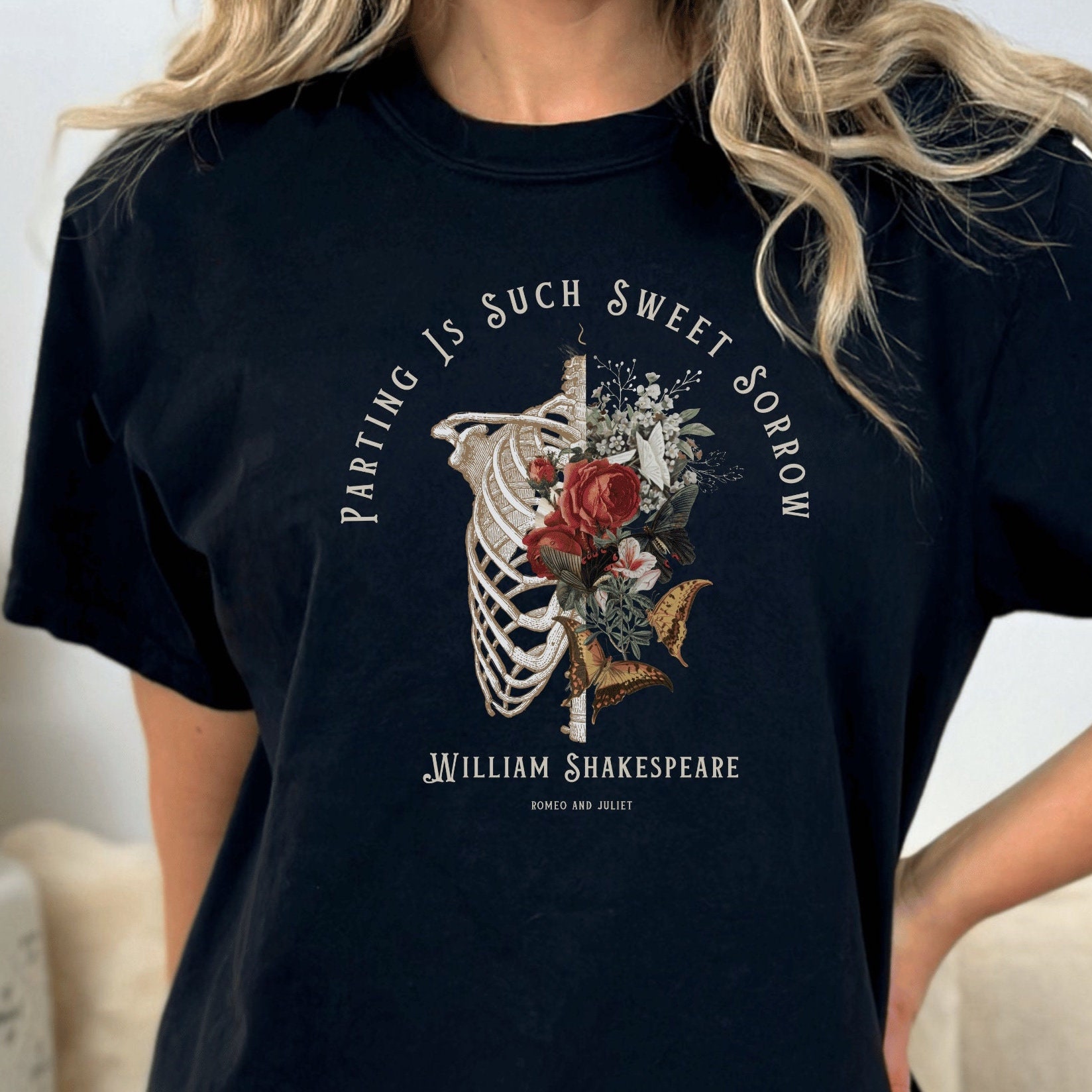 Shakespeare Shirt Poet Shirt Romeo and Juliet Shirt Dark Academia Shirt ...