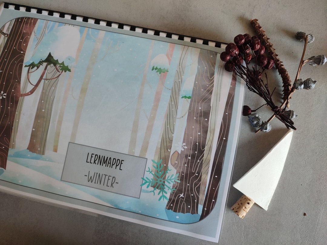 Winter PDF Download Learning Folder/ Velcro Folder, Busy Book, Learning ...