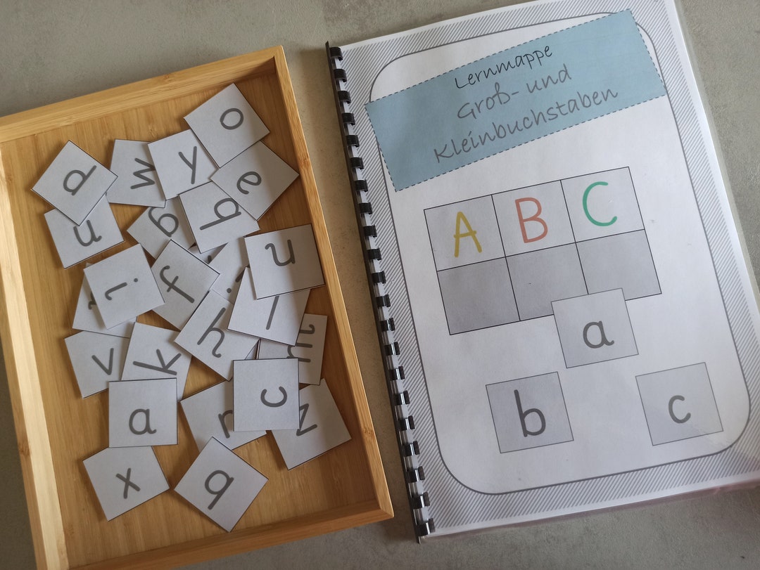 Matching Upper and Lower Case Letters, PDF Download, Learning Folder ...