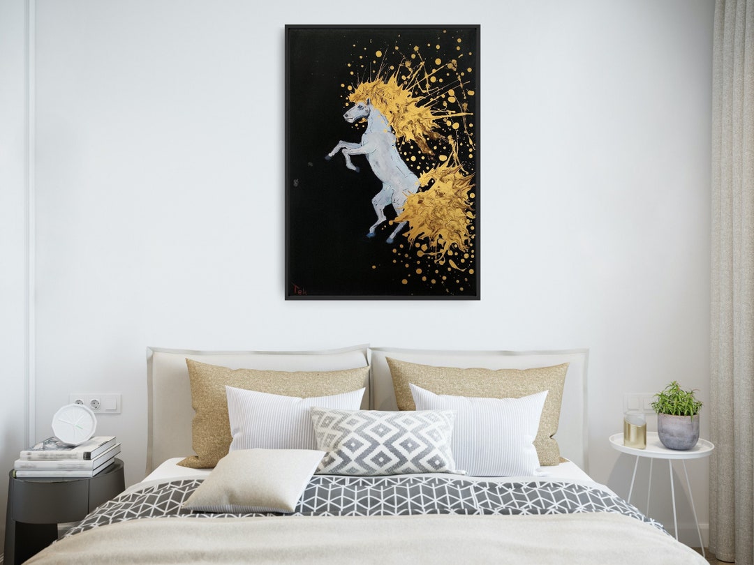 Equus / Horse Painting / Acrylic Artwork / Surreal and Abstract Art on ...