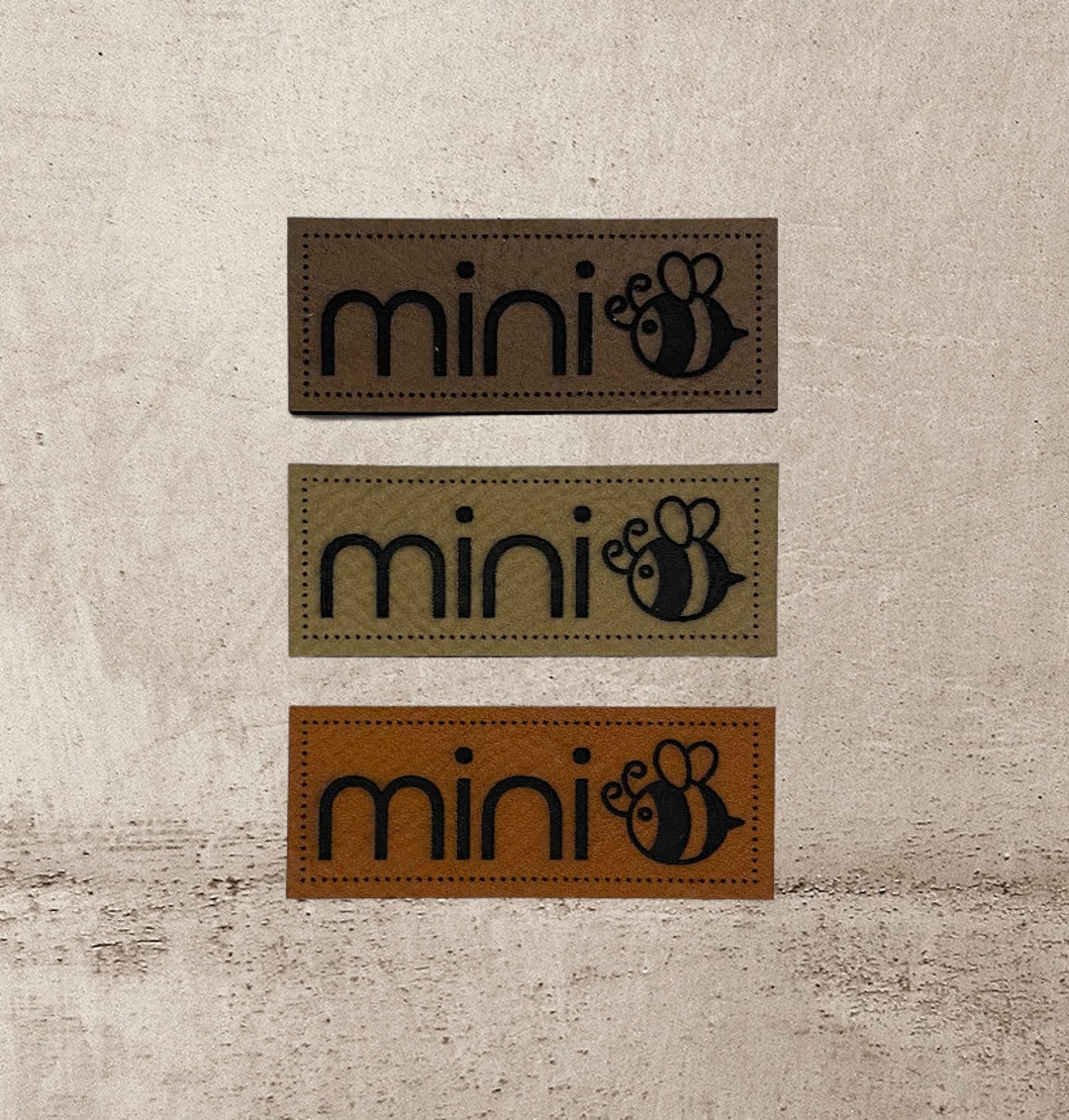 Faux Leather Label 2 X 5 Cm Mini Patch Patch Patches - Etsy