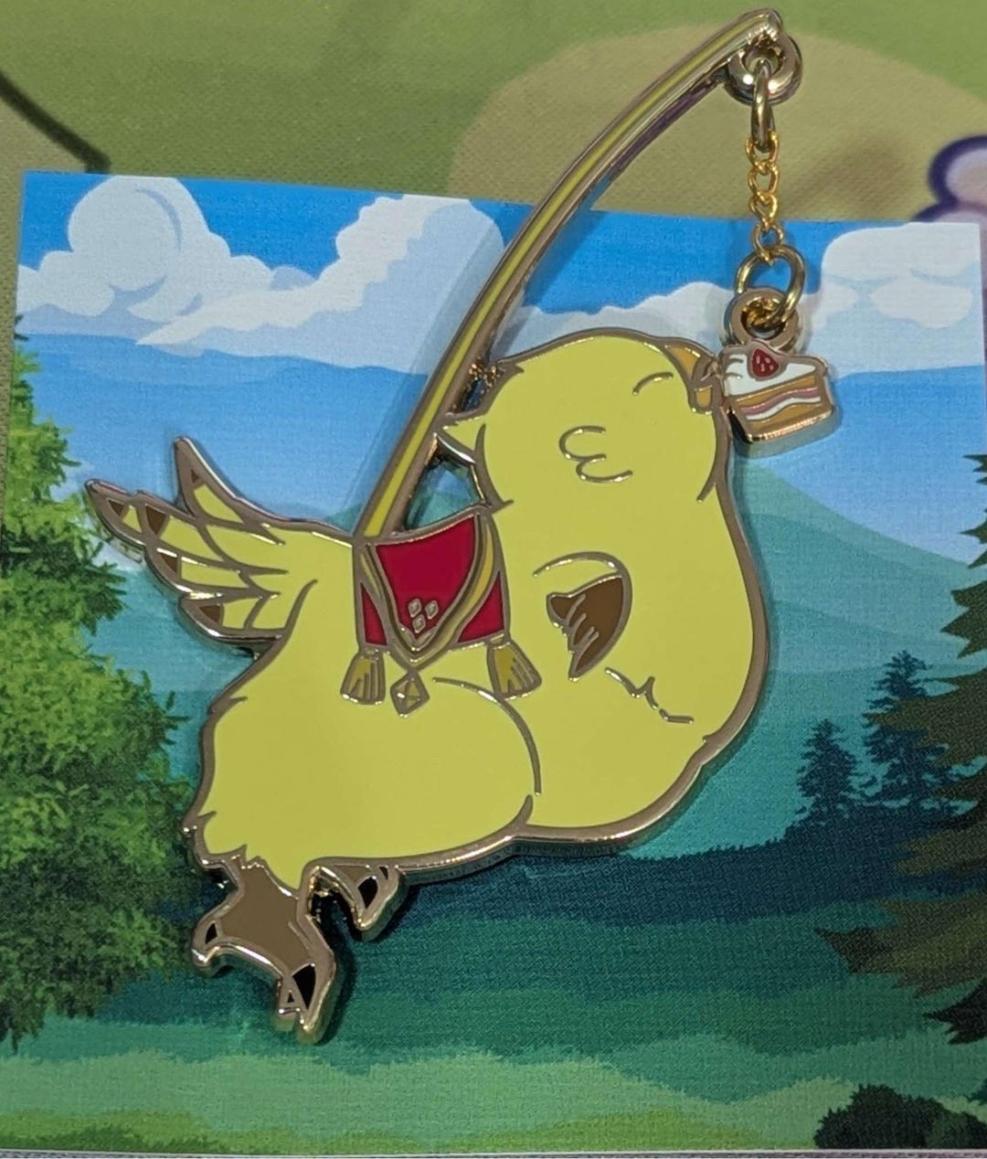 Flying Chocobo Hard Enamel Pin in Stock - Etsy