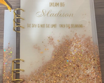 Custom Resin Notebook Size A5 - Etsy