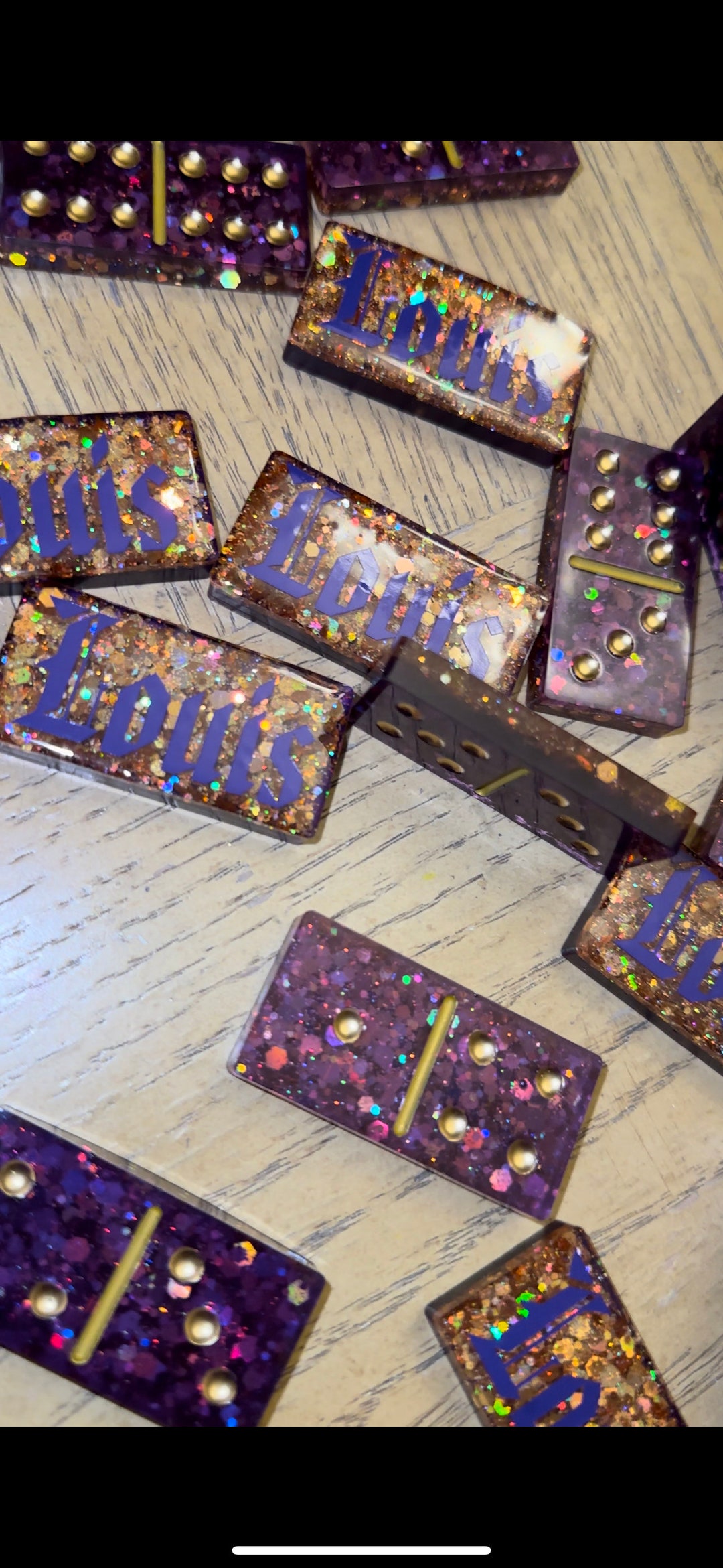 Custom Domino Set With Names or Images - Etsy