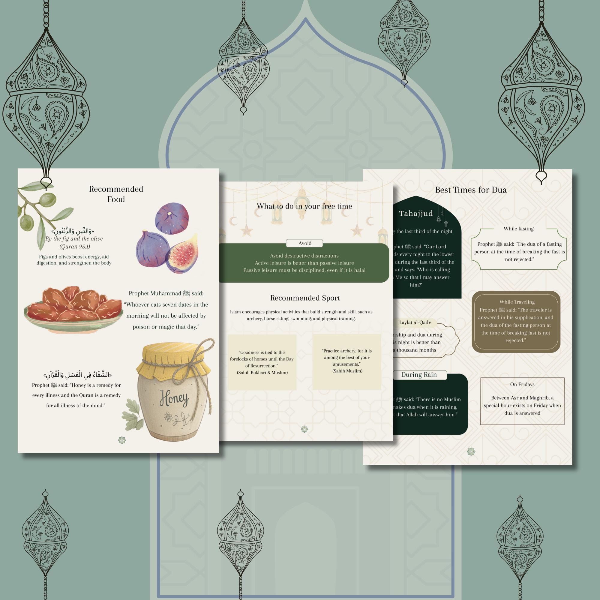 Ramadan Planner 2026 | Islamic Planner PDF | Daily Ibadah Tracker ...