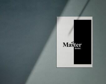 Master of None | Etsy