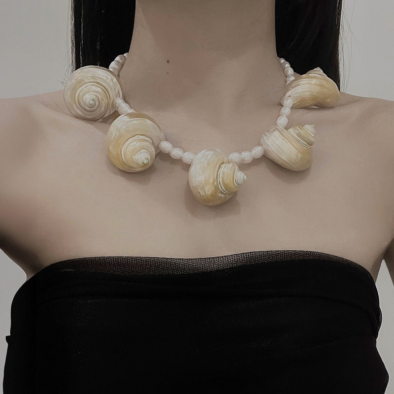 Seashell Necklace - Etsy