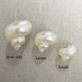 Large White Luminous Conch Earrings Handmade Unique Conch - Etsy