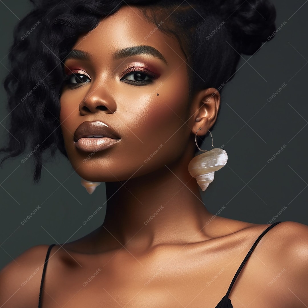 Large White Luminous Conch Earrings Handmade Unique Conch Earrings ...