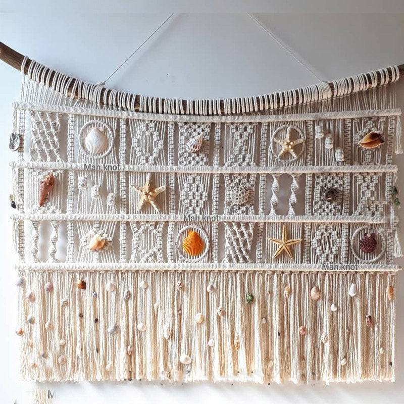 Sea Shell Wall Hanging - Etsy