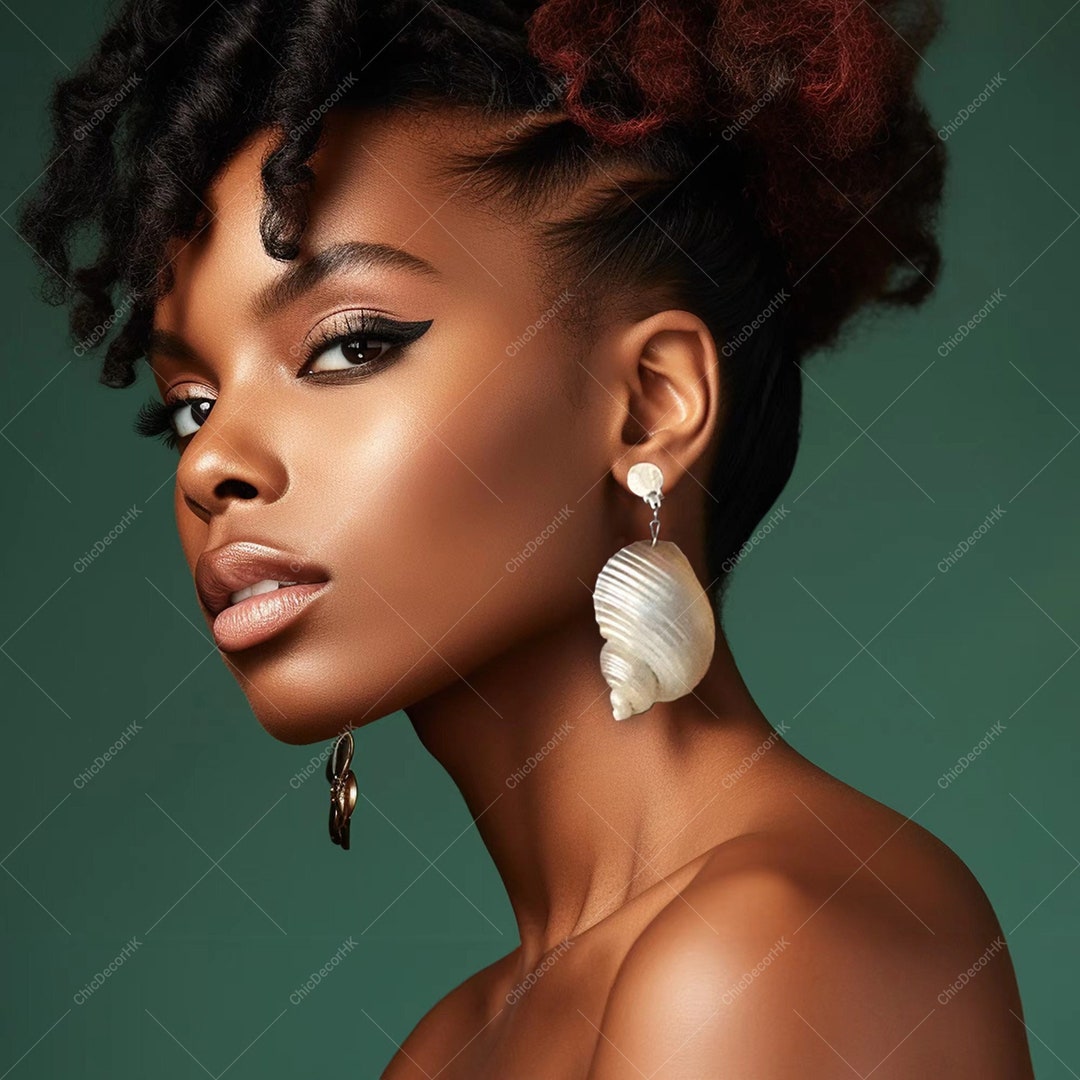 Handmade Natural White Conch Earrings | Bohemia Shell Earrings for ...