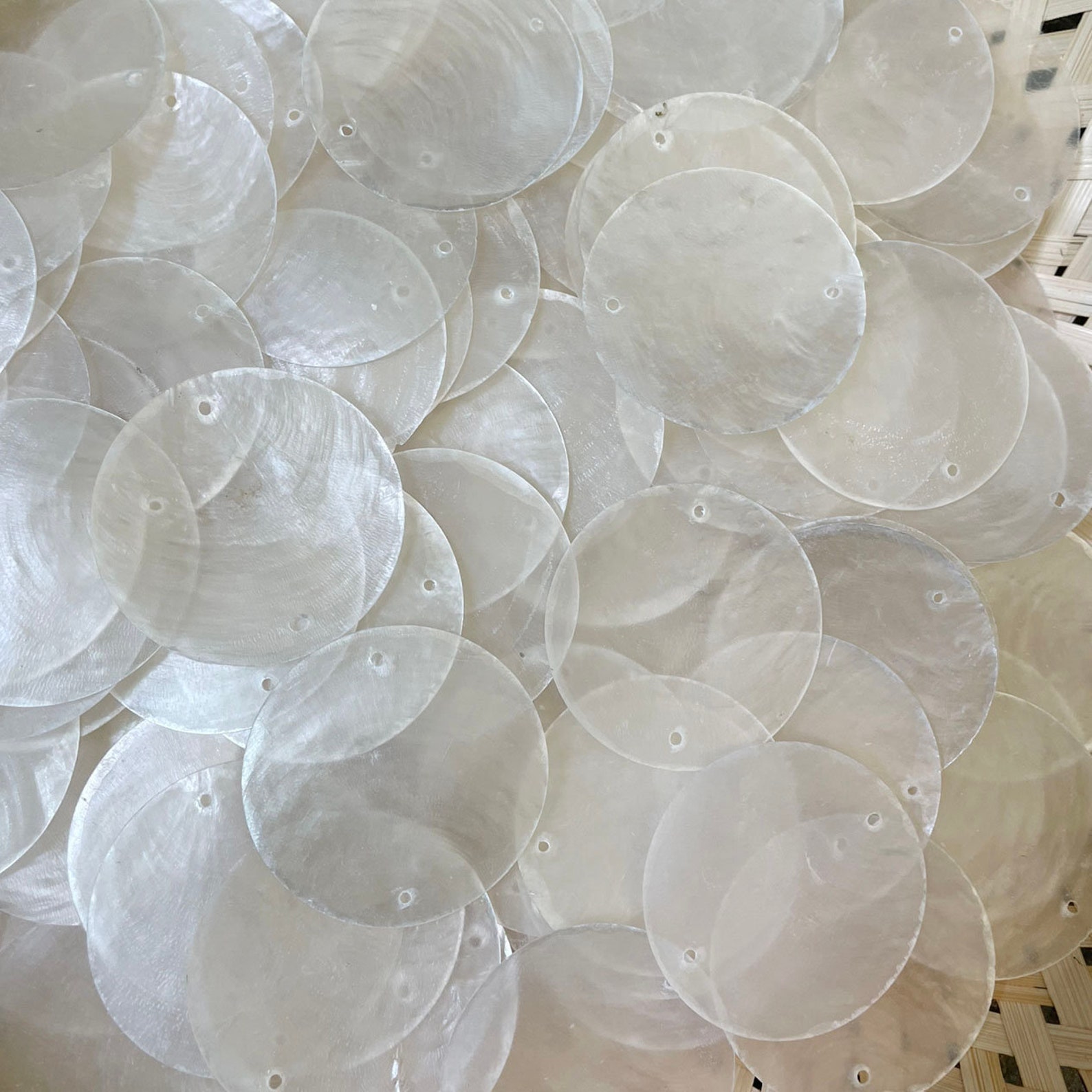 Natural Capiz Shell Wall Hanging Handmade Capiz Shell Decor - Etsy