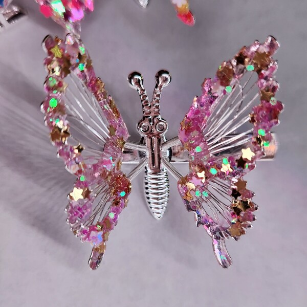 Butterfly Hair Clip - Etsy