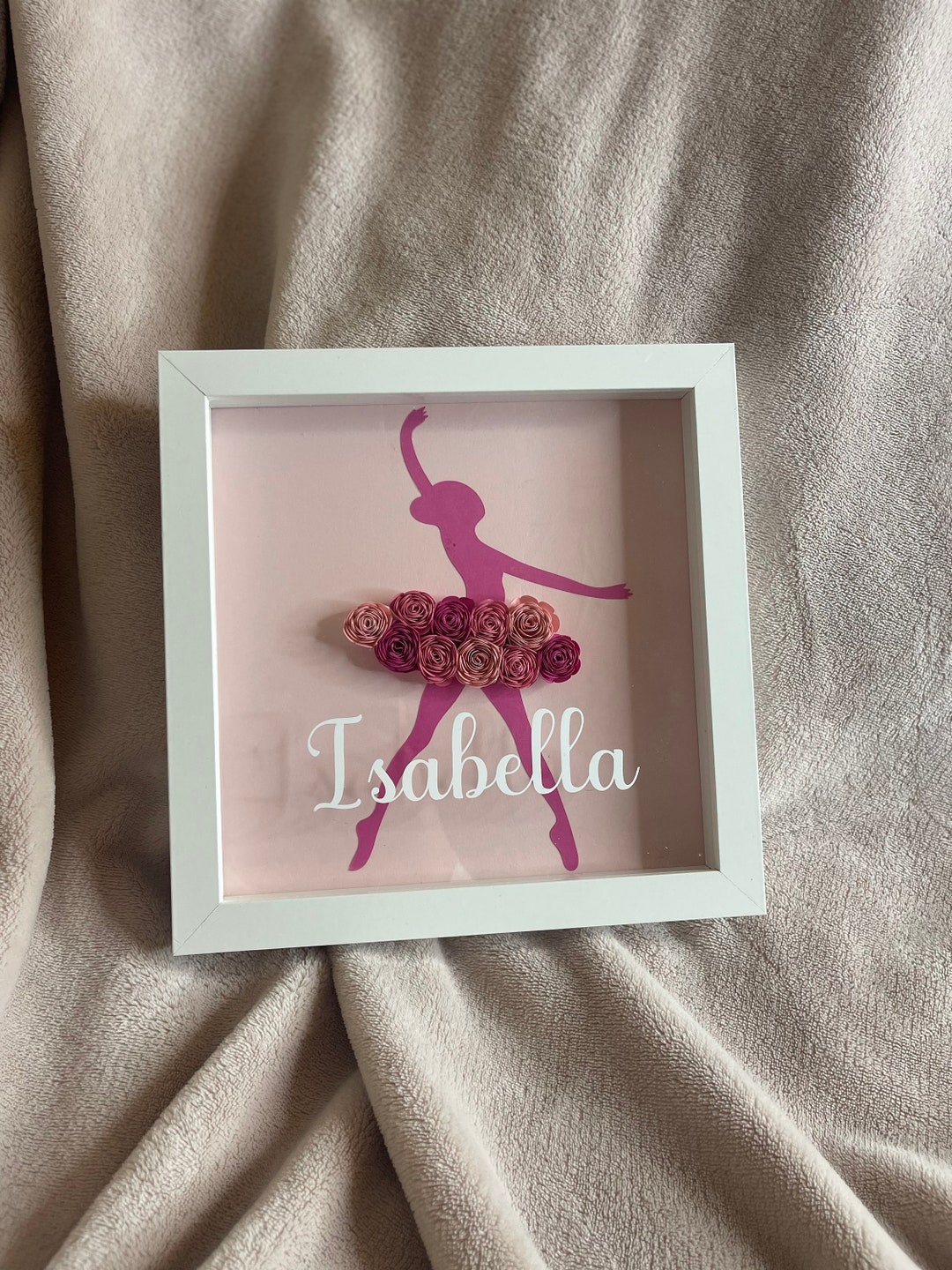 Dance Shadow Box, Ballerina Flower Shadow Box, Dancer Shadow Box - Etsy