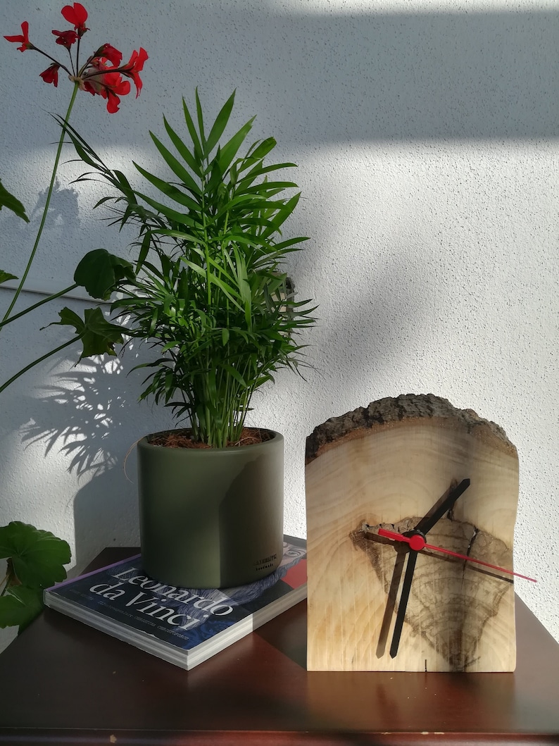 Handmade Wooden Clock, Wood Clock, Ash Tree, Analog, Home & Living - Etsy