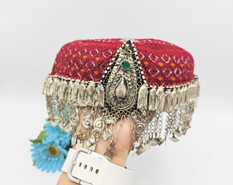 Afghan Mathapati Cap, Halima Sultan Cap, Afghan Women Cap, Afghani Head ...