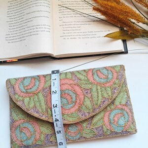 Beaded Clutch Purse, Seed Beaded Crossbody Bag, Party Evening Handbag ...