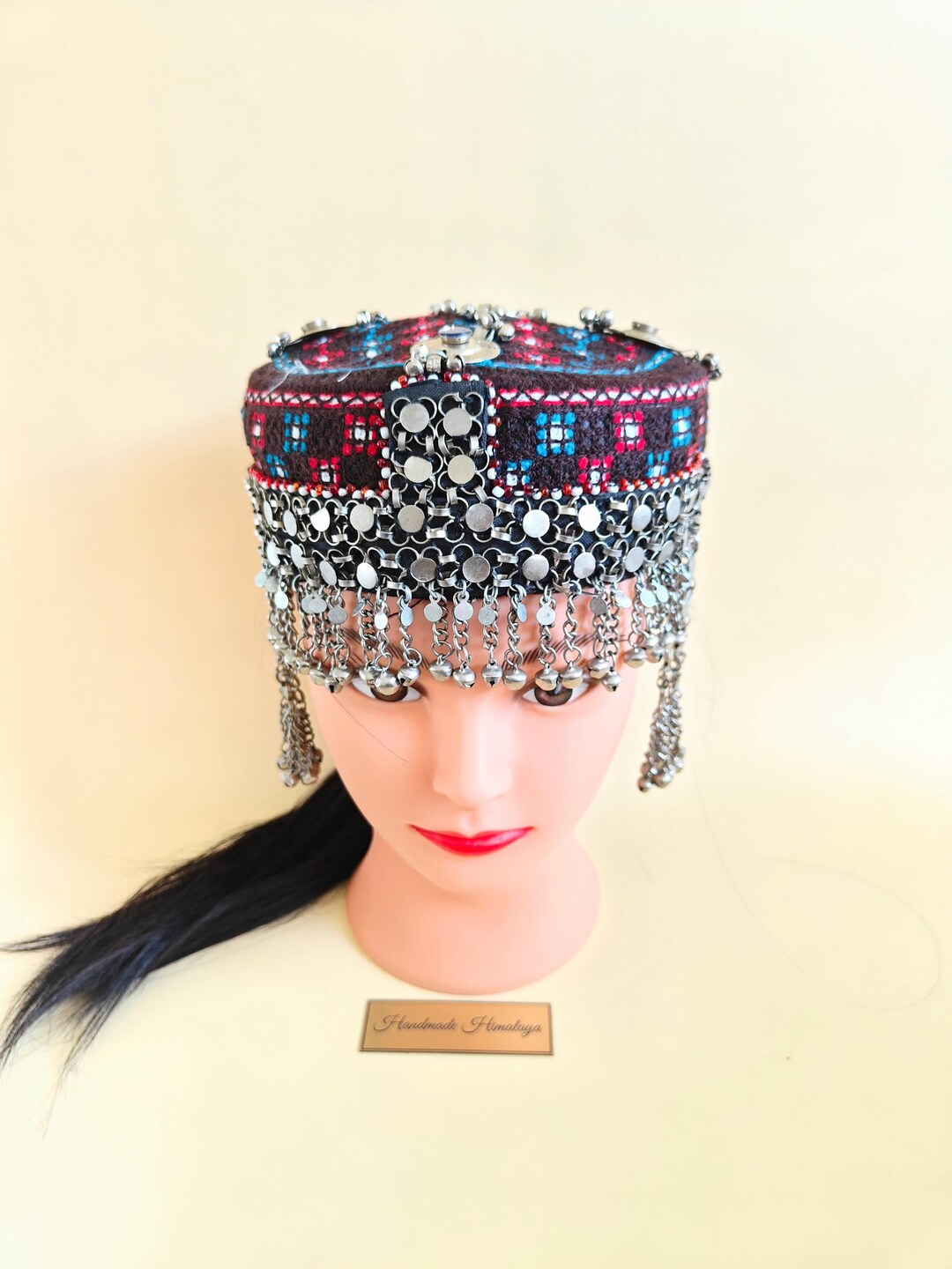 Embroidered Afghan Halima Sultan Cap: Traditional Belly Dance Hat - Etsy