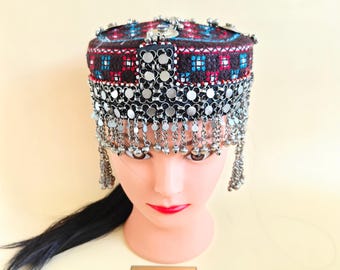 Afghan Mathapati Cap, Halima Sultan Cap, Afghan Women Cap, Afghani Head ...