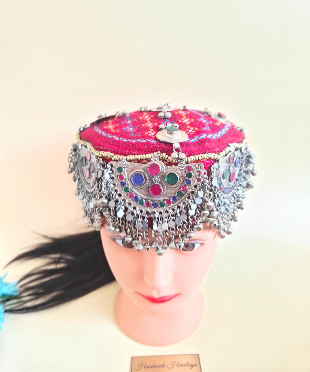 Afghan Mathapati Cap, Halima Sultan Cap, Afghan Women Cap, Afghani Head ...