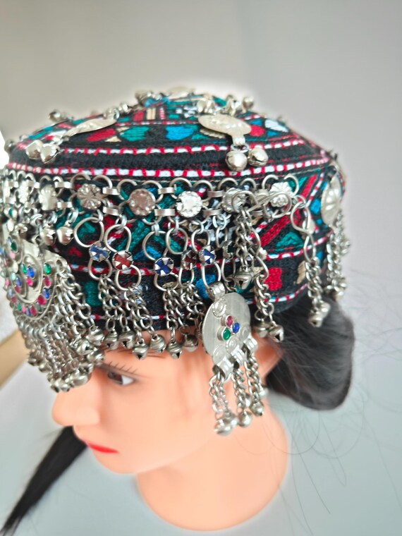 Afghan Halima Sultan Cap Traditional Belly Dance Hat … - Gem