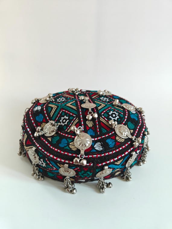Afghan Halima Sultan Cap Traditional Belly Dance Hat … - Gem