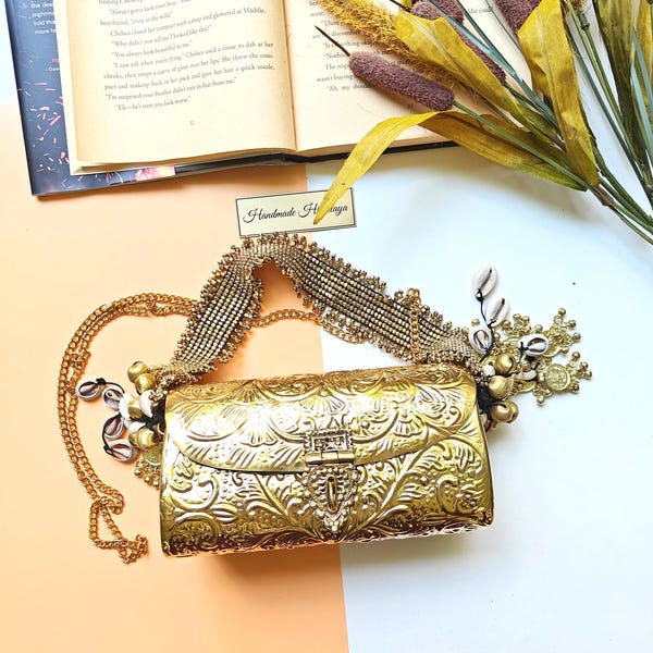 Metal Clutch Indian - Etsy