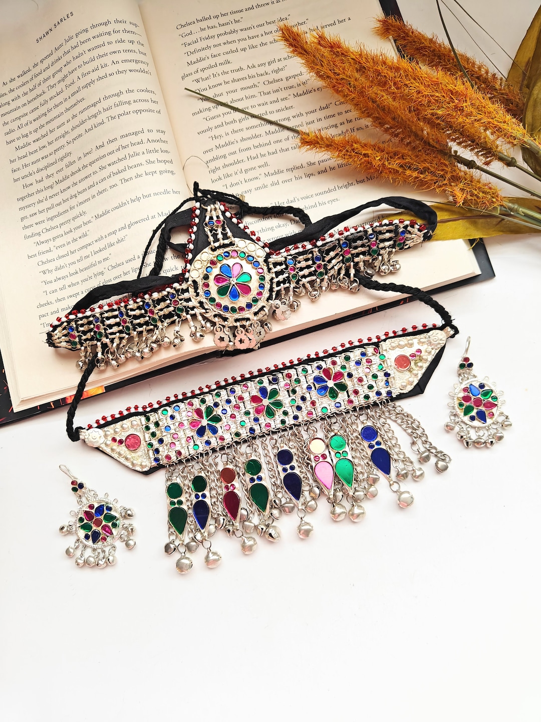 Afghan Jewelry, Afghan Silver Jewelry Set, Afghan Necklace, Afghan ...