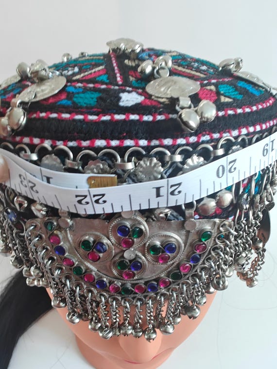 Afghan Halima Sultan Cap Traditional Belly Dance Hat … - Gem