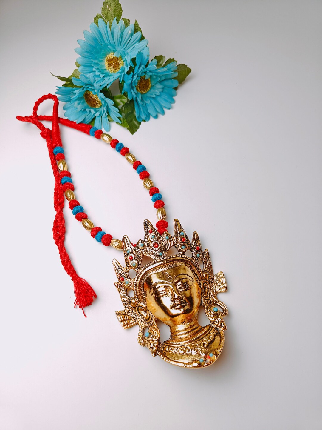 Tibetan Necklace Green Tara Necklace Pendant Necklace - Etsy