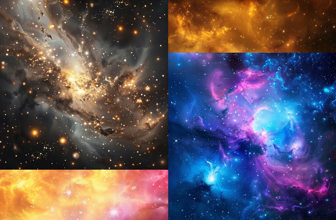 20 Fantasy Galaxy. Printable Background Clipart. Nature Wallpaper ...