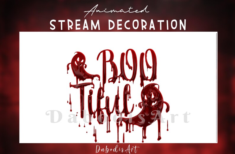 Animated Dripping Blood. 4K. Halloween Greeting Blood Drops. Boo-tiful ...