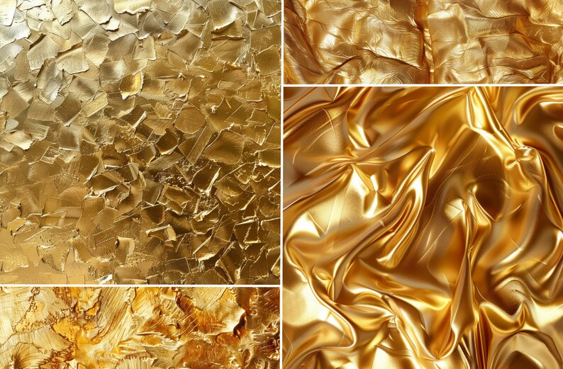 20 Gold Textures. Metal Background Clipart. Golden Digital Paper. Commercial Use. - Etsy