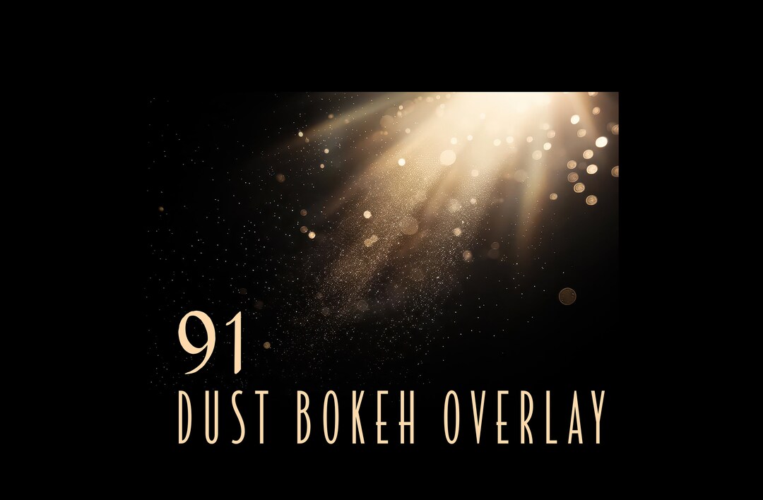 91 Dust Bokeh Light Overlay. Glitter Dust. Photoshop Overlay. Sun Rays ...