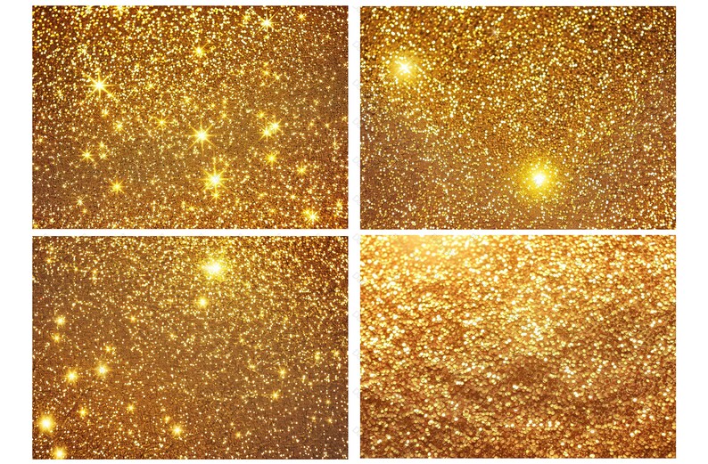 20 Gold Glitter Texture. Luxurious Gold Shiny Background. Printable ...