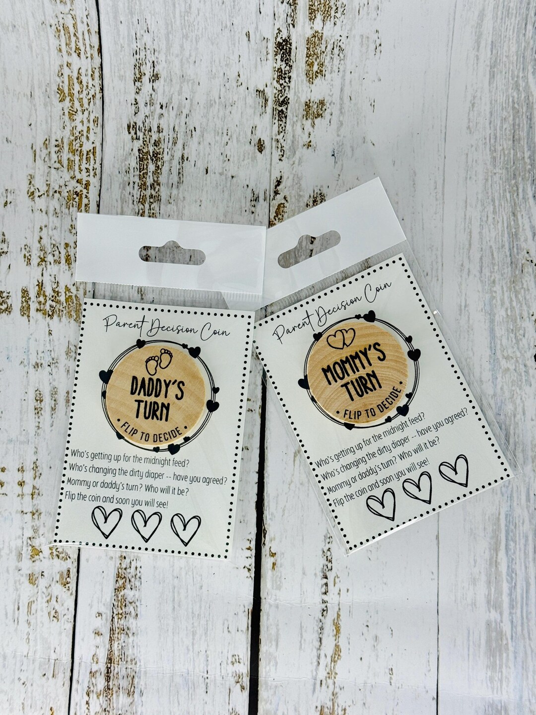New Parent Decision Coin | Baby Shower Gift | Parent Decision Coin ...