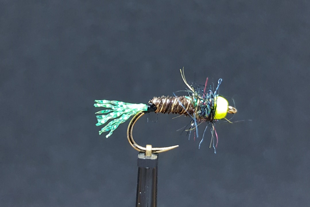 Hot Head Stalking Bug- Euro Nymph Trout Flies Bead Head Lures ...