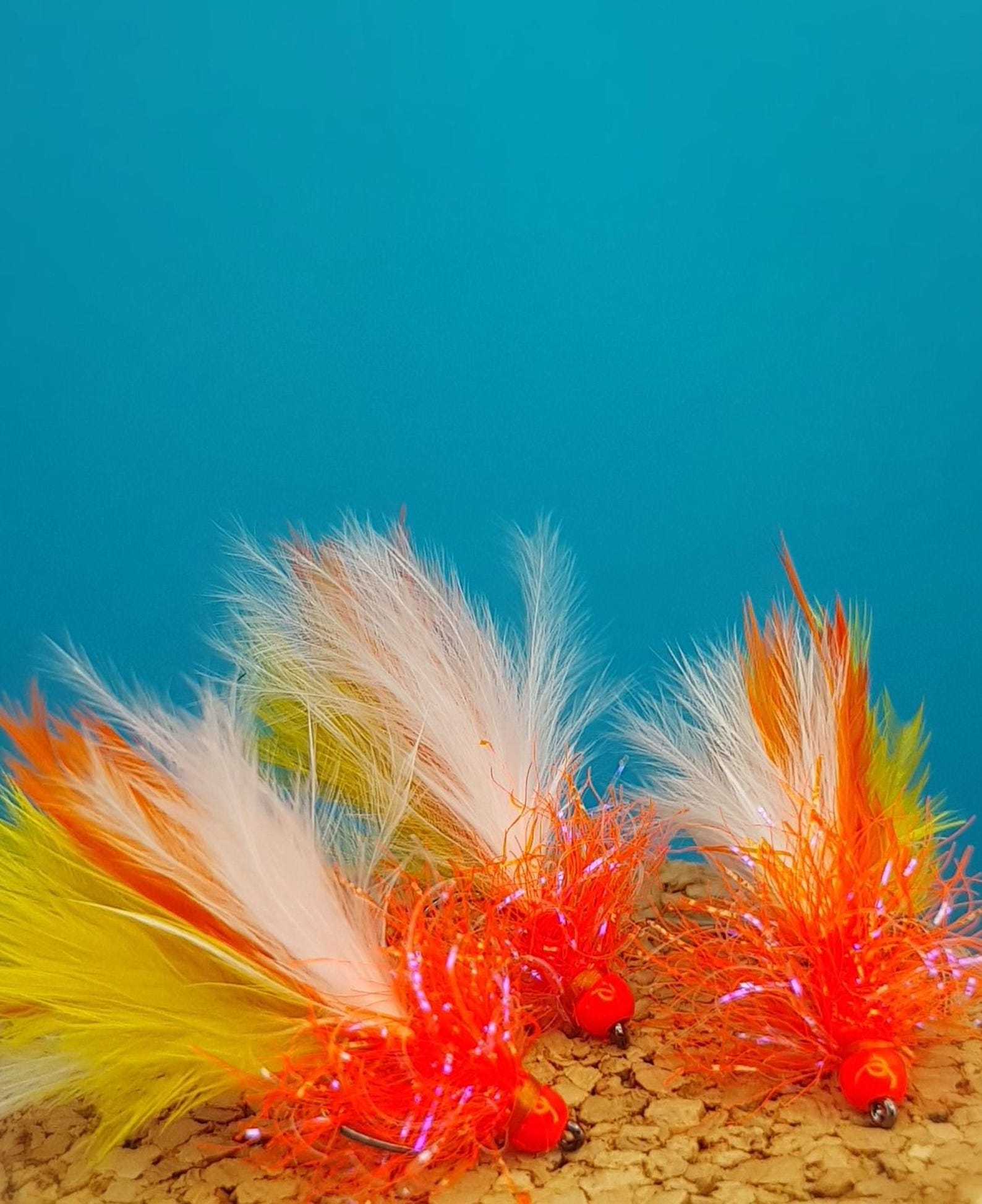 Orange Hot Head Consett Budgie Lures. Trout Lure Streamers Steelhead ...