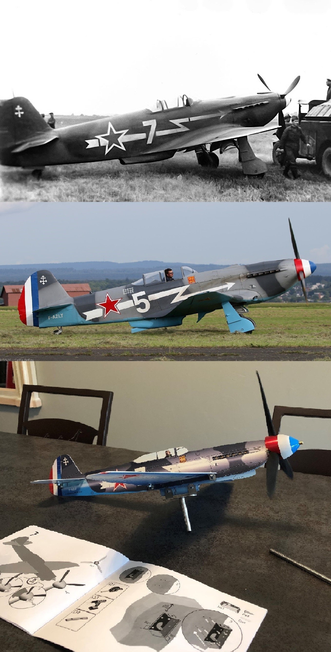 WWII Soviet Yak Fighter Stainless Aircraft Airplane Weathervane Wind ...