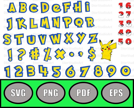 Pikachu Font