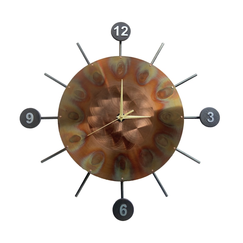 Copper Clock - Etsy