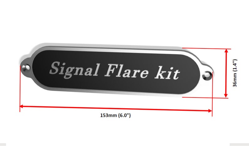 Nautical Metal Cast "signal Flare Kit" Door / Locker Safety Sign - Etsy