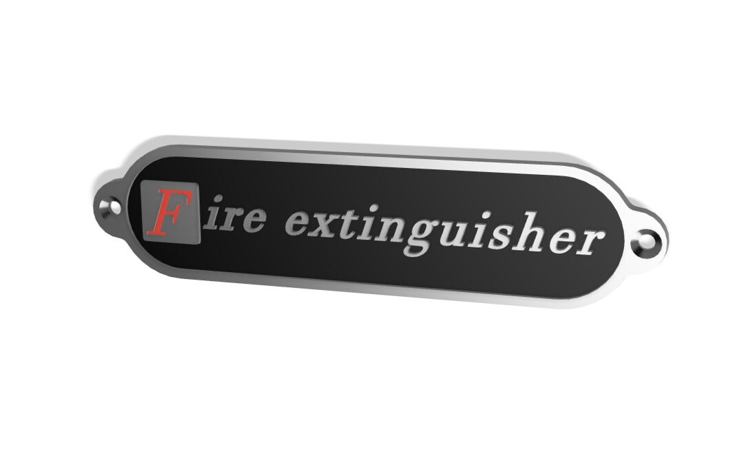 Nautical Metal Cast "fire Extinguisher" Door / Locker Safety Sign - Etsy