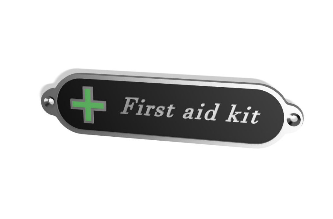 Nautical Metal Cast "first Aid Kit" Door / Locker Safety Sign - Etsy