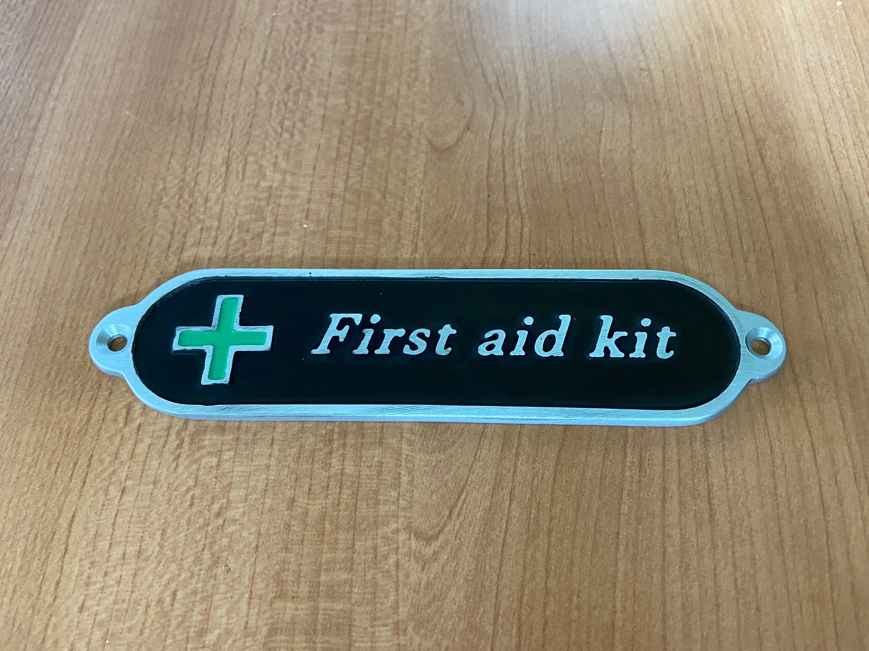 Nautical Metal Cast "first Aid Kit" Door / Locker Safety Sign - Etsy
