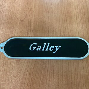 Nautical Themed Metal Cast "galley" Door Sign - Etsy