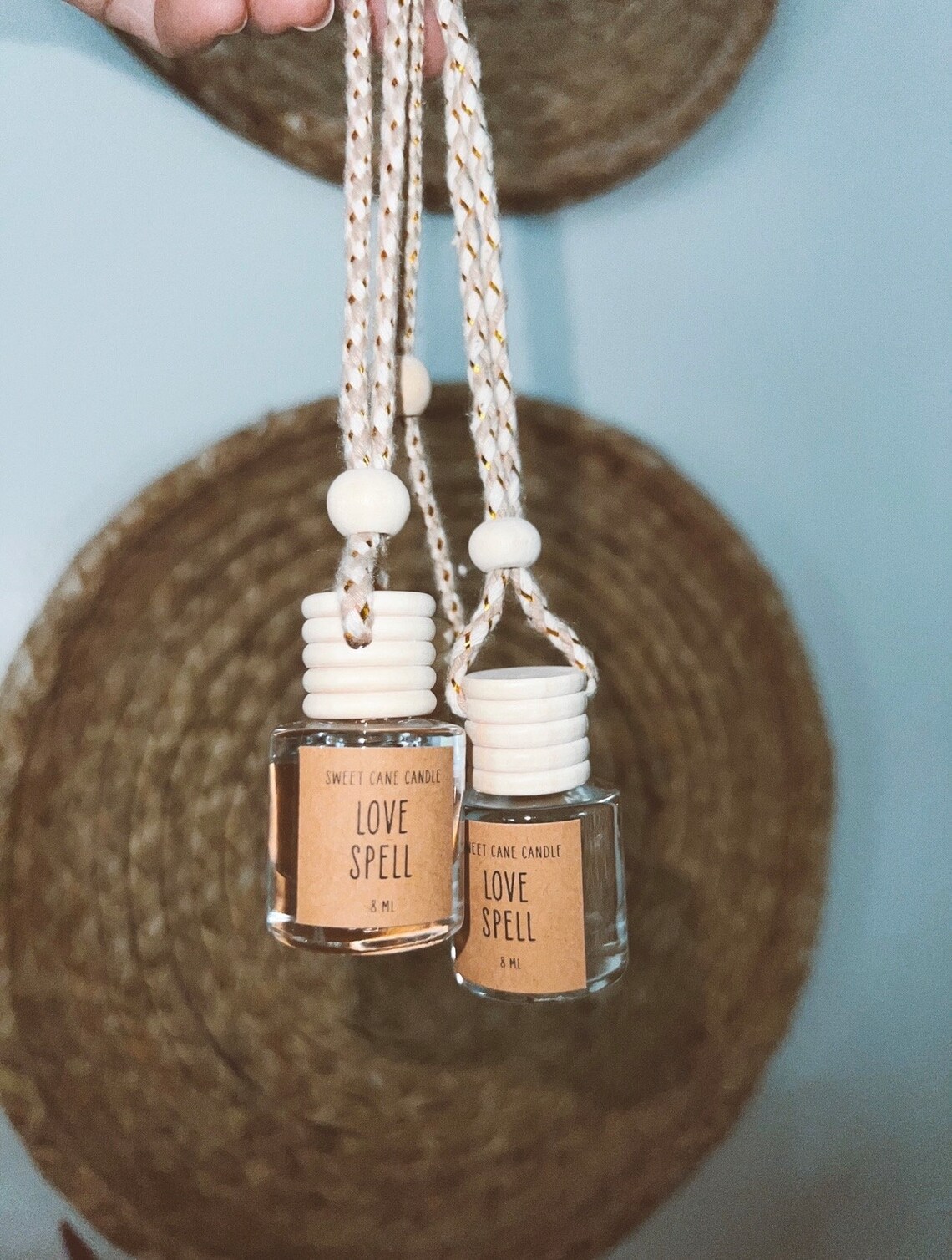 Hanging Car Diffuser | Car Freshener | Small Car Diffuser - Etsy