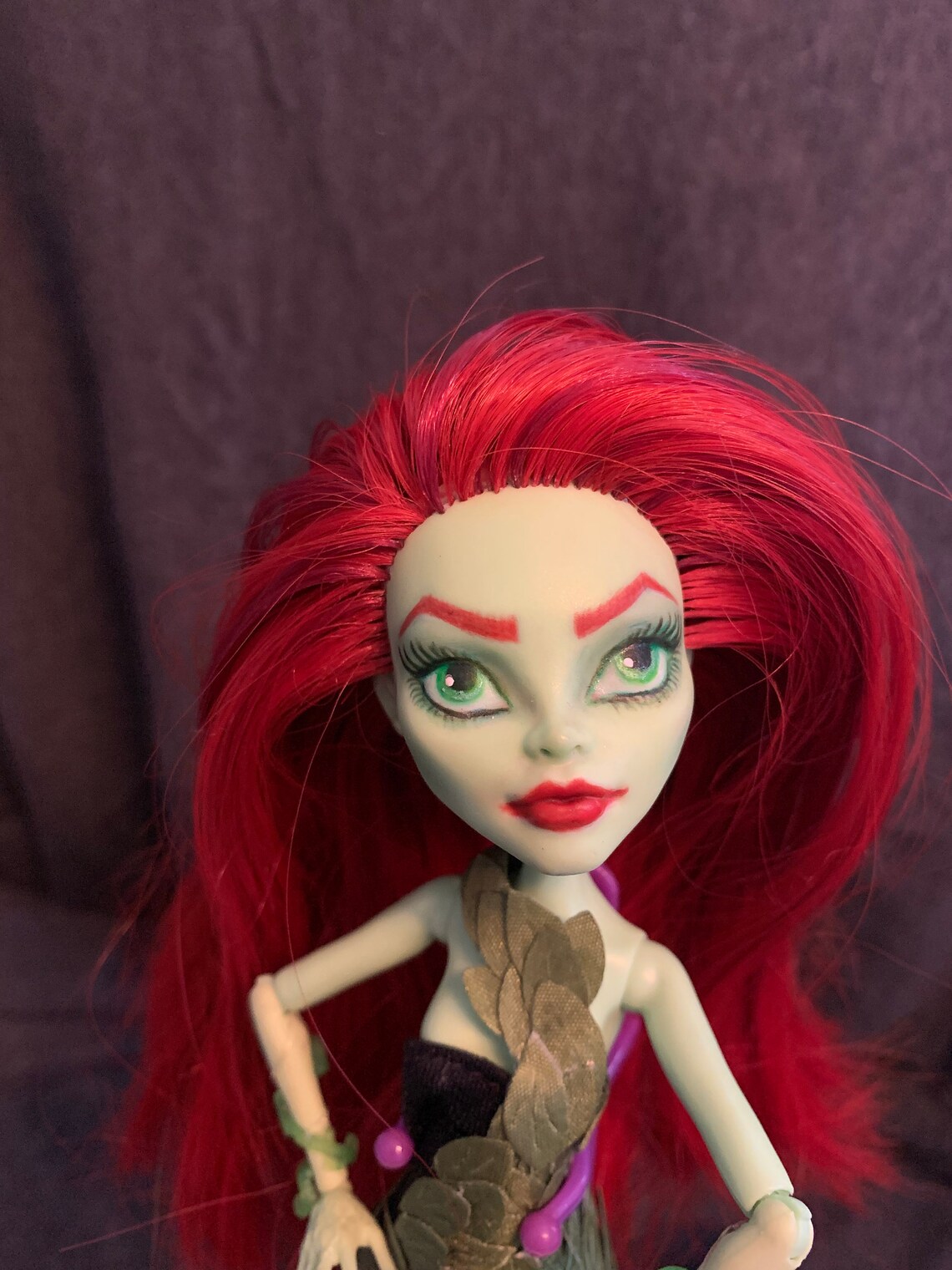 Custom Poison Ivy OOAK Monster High Doll - Etsy