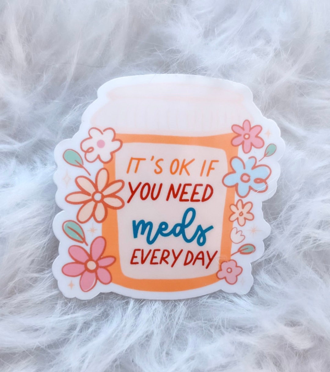 Mental Health/ Meds / Funny Sticker/ - Etsy