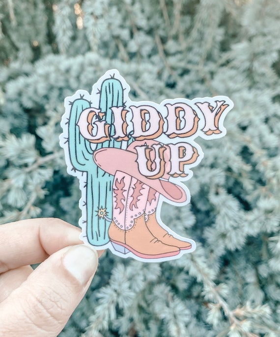 Western Sticker / Cowboy Sticker / Cowgirl Sticker / Rodeo - Etsy